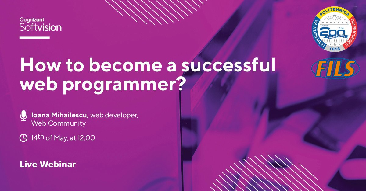 Webinar. How to become a successful web programmer? – Universitatea ...