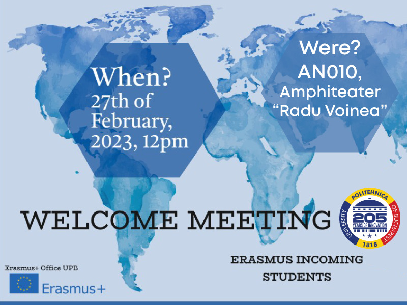 ERASMUS INCOMING STUDENTS – WELCOME MEETING – Universitatea Națională ...