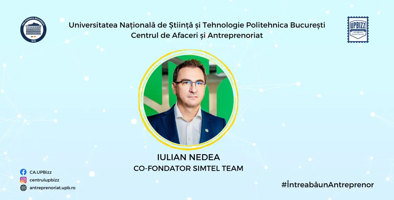 Iulian Nedea – Co-Fondator Simtel Team – Universitatea Națională de ...
